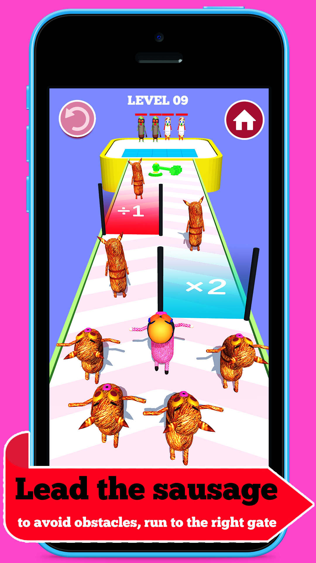 Monster Sausage Merge Master Run 3D Fusion Battle Fun Game - App on ...