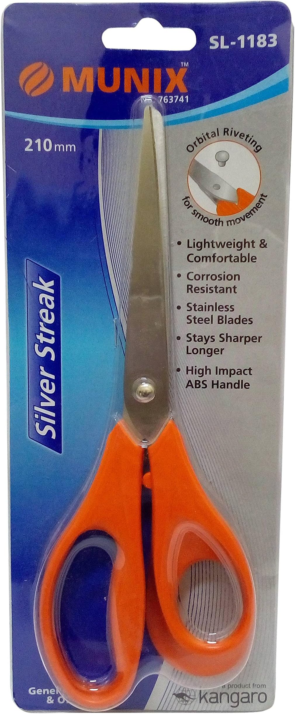 Munix SL-1183 Silver Streak Scissors : Amazon.in: Office Products