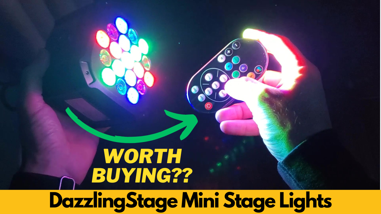 Watch DazzlingStage Mini Stage Lights - Worth Buying? on Amazon Live