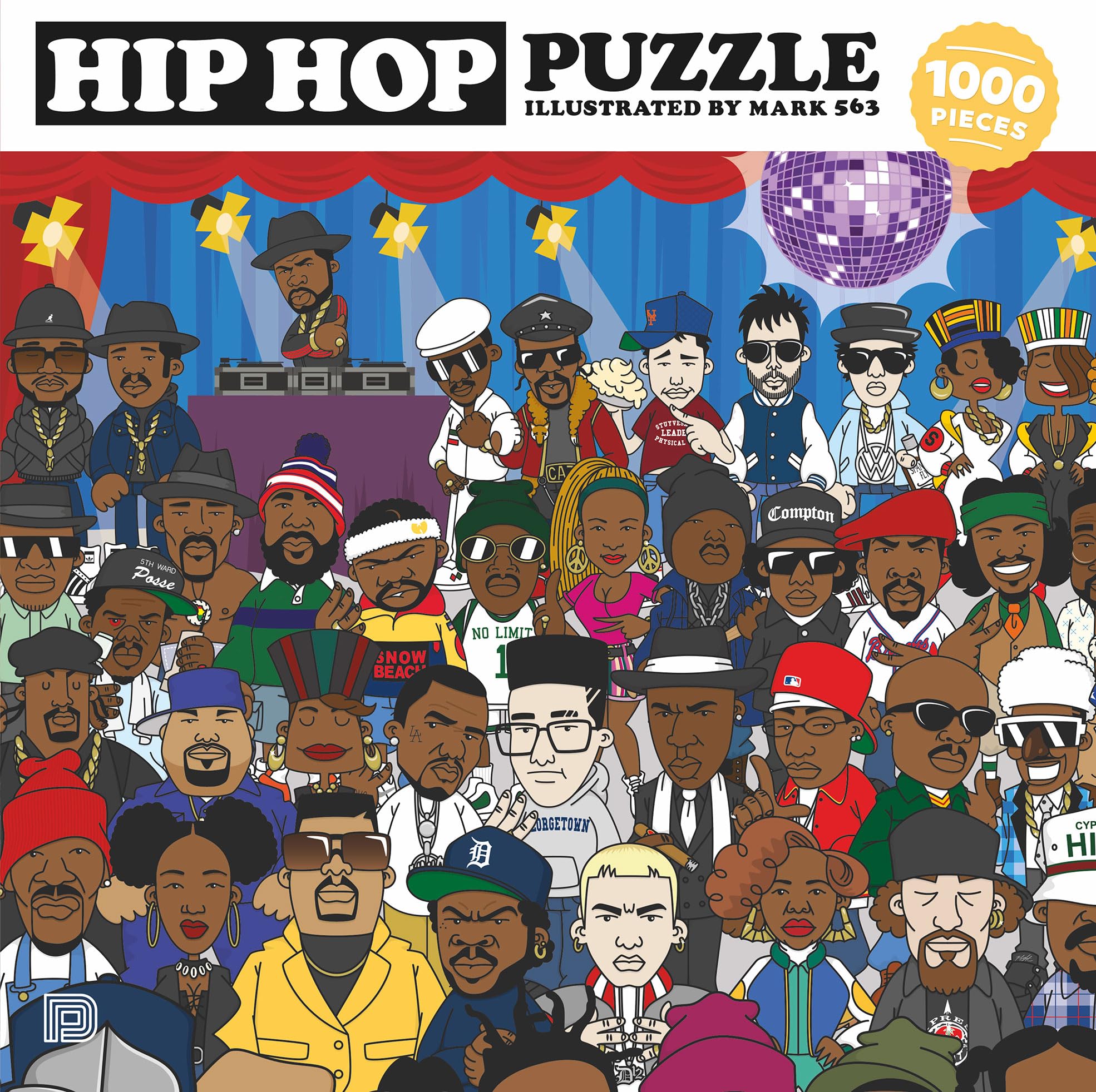 Hip Hop Puzzle: 1000 Pieces: 563, Mark, Press, Dokument: 9789188369604 ...