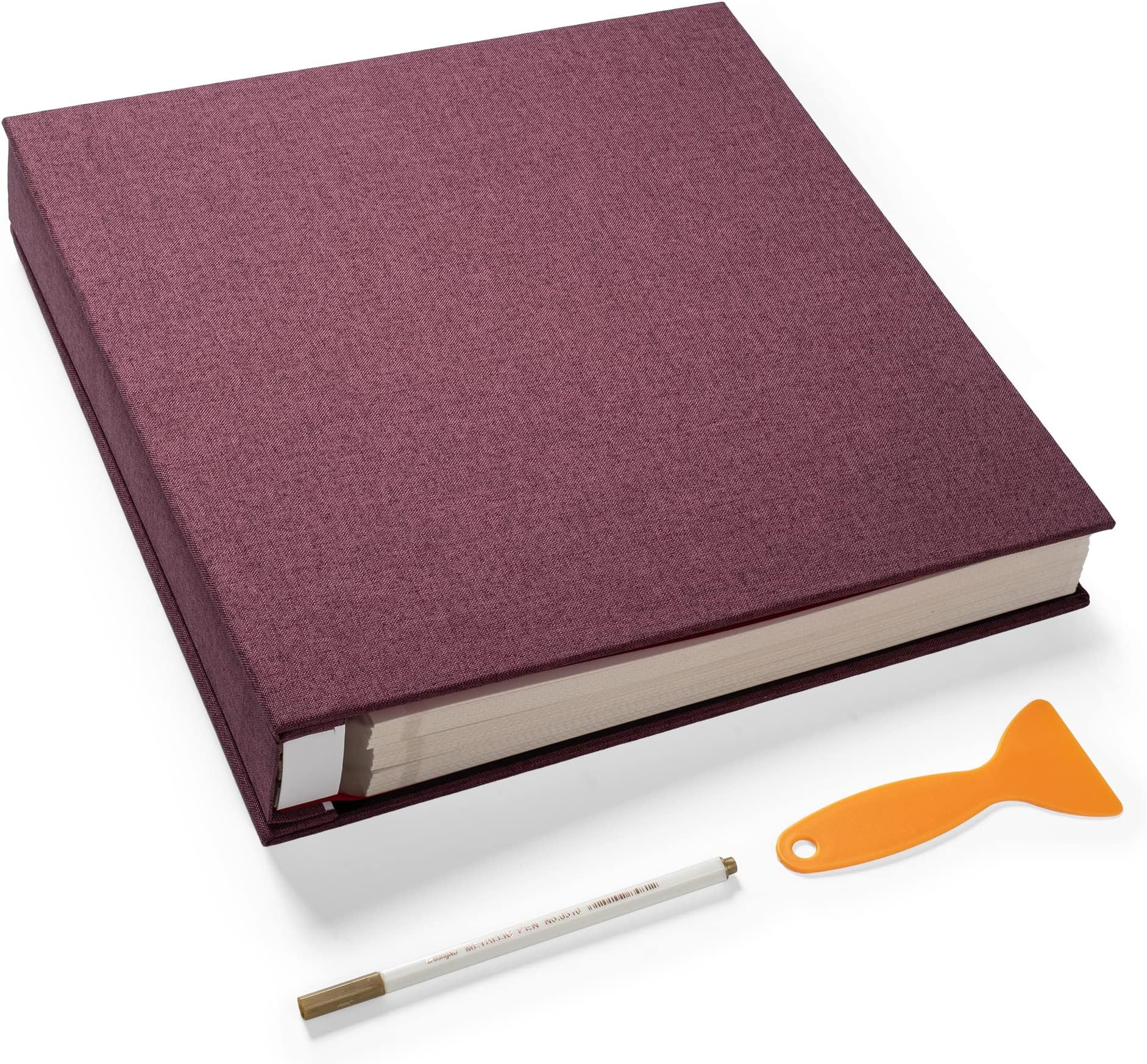 Amazon.com: WHONDERS Large Family Photo Album Scrapbook – 10.2"L x 10.6 ...