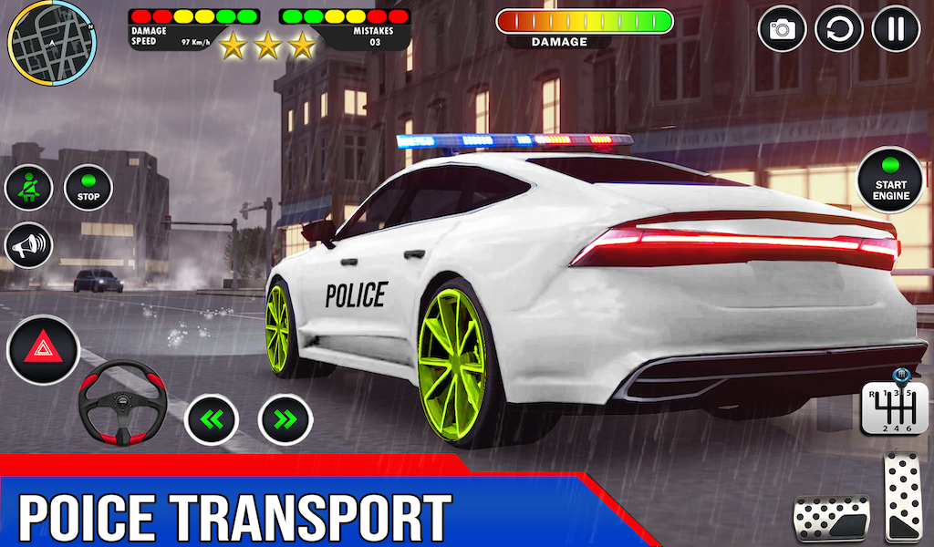 Grand Police Car Vehicles Transport - Cops Car Driving School Games ...