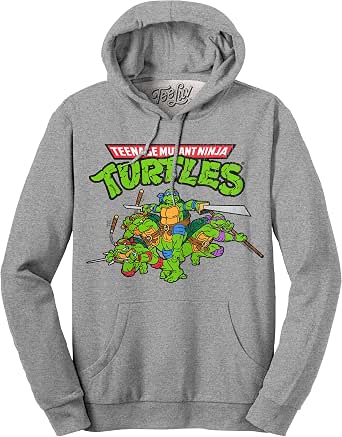 Amazon.com: Tee Luv Men's Faded Teenage Mutant Ninja Turtles Cartoon ...