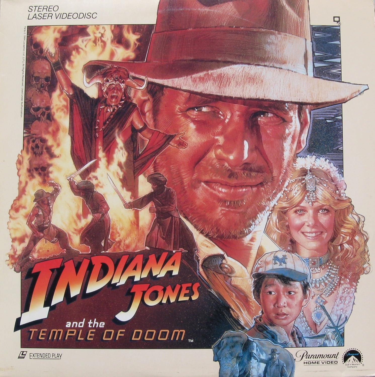 Indiana Jones and the Temple of Doom - LASERDISC - Kate Capshaw (Actor ...