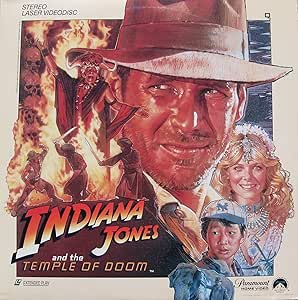 Indiana Jones and the Temple of Doom - LASERDISC - Kate Capshaw (Actor ...