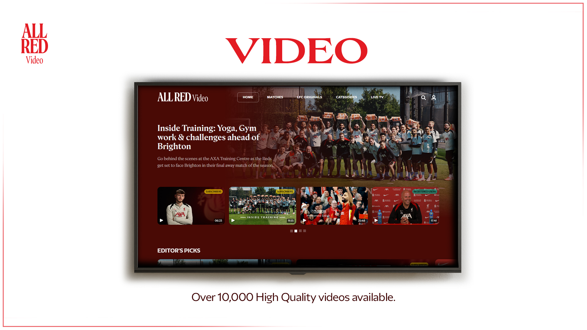 ALL RED Video Official App - App on the Amazon Appstore