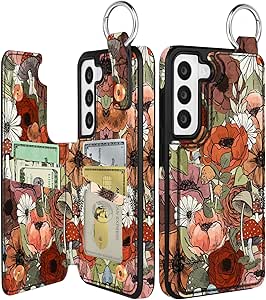 Amazon.com: Shorogyt for Samsung S22 Wallet Case with Card Holder - for Women Men Girls Designer ...
