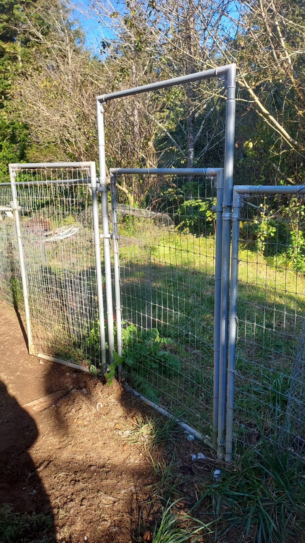 $4/mo - Finance 4 Packs Aluminum Chain Link Fence Gate Corners, Gate ...