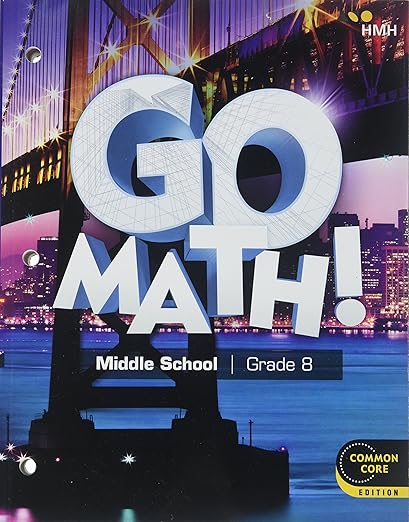 Amazon.com: Student Interactive Worktext Grade 8 2018 (Go Math!): 9781328761071: Houghton ...