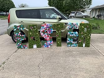 Amazon.com: Large Flat Cardboard Letters | Choose Your own Letters and ...