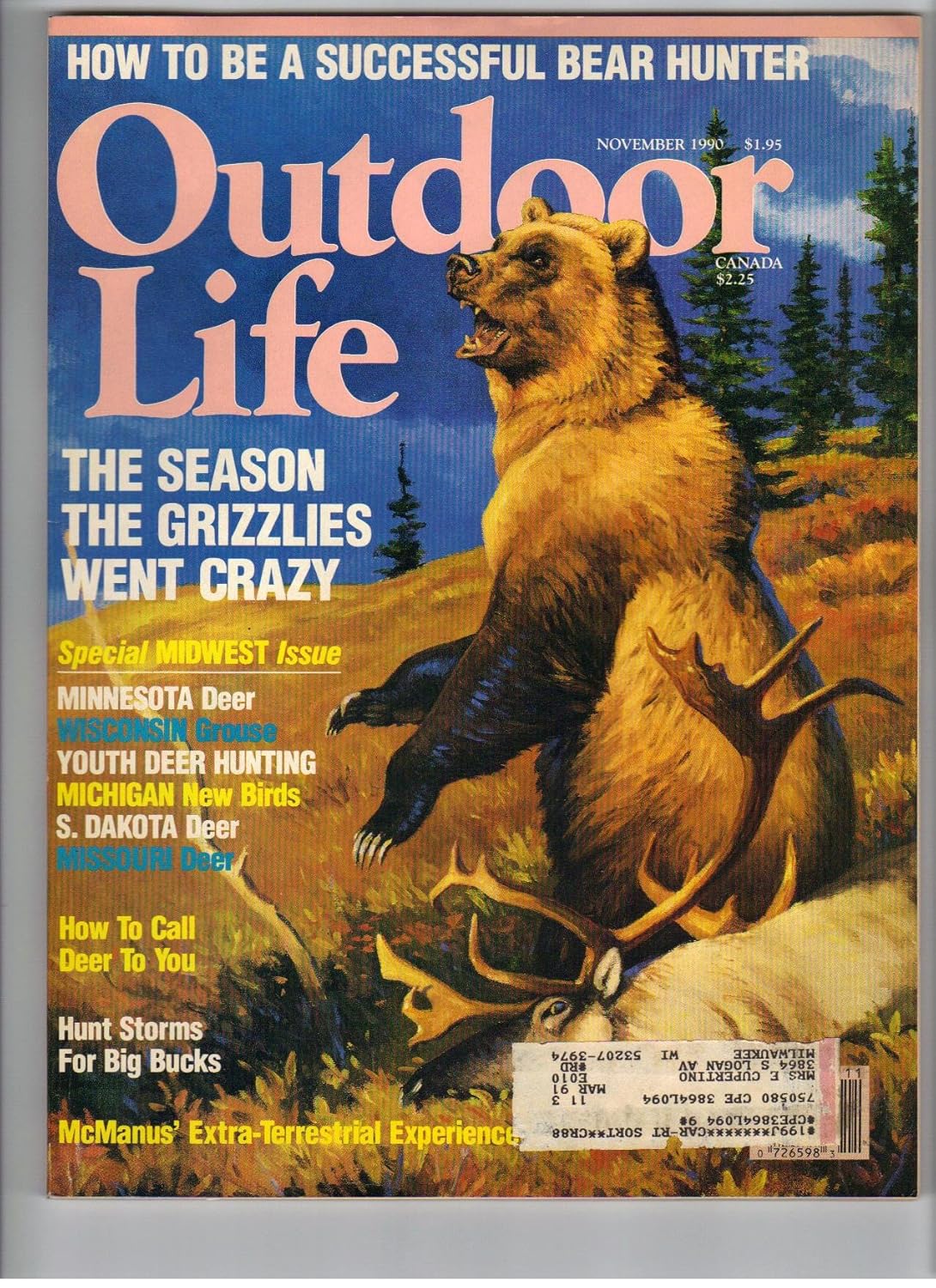 Outdoor Life November 1990: Various: Amazon.com: Books