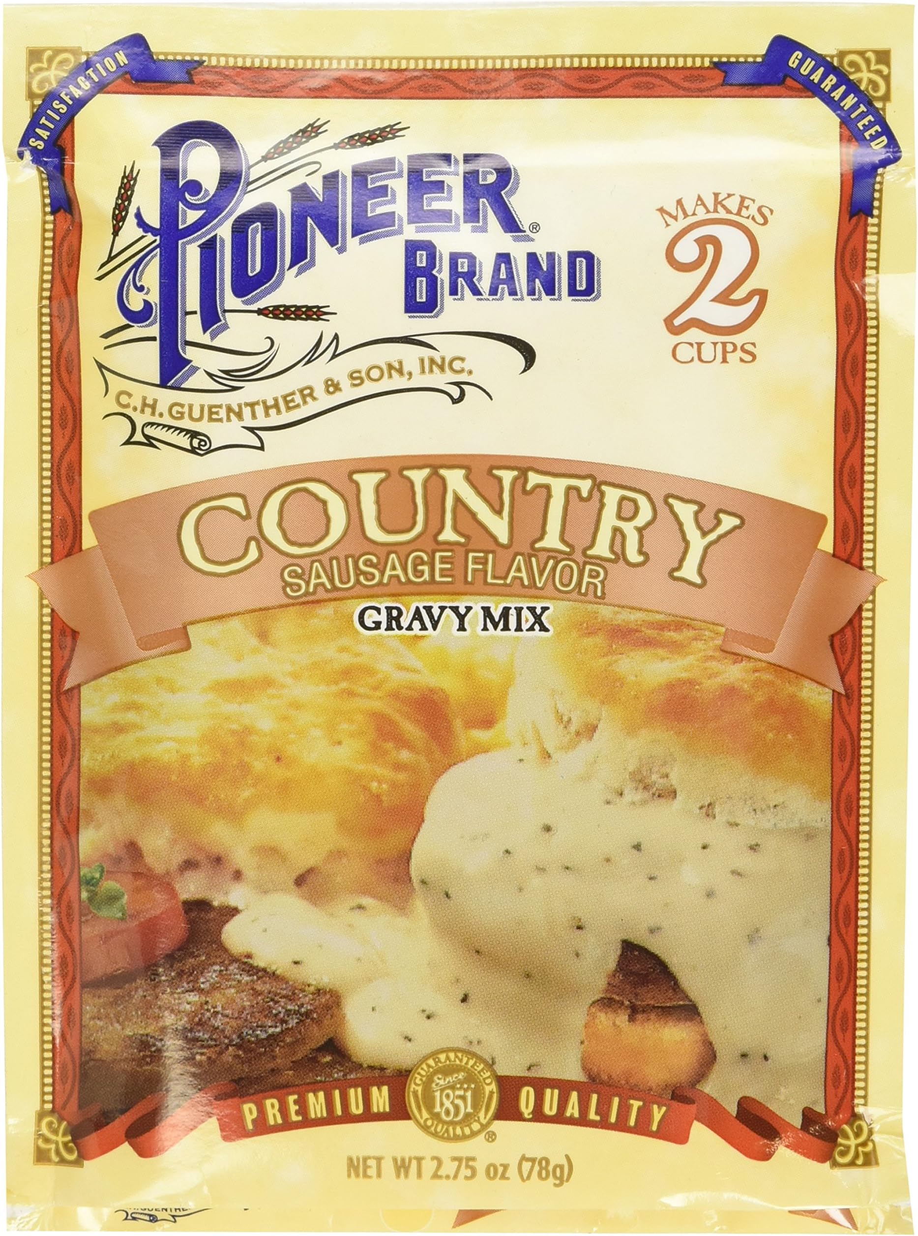Amazon.com: Pioneer Brand Gravy Mix Packets - Makes 2 Cups (Pack of 12 ...