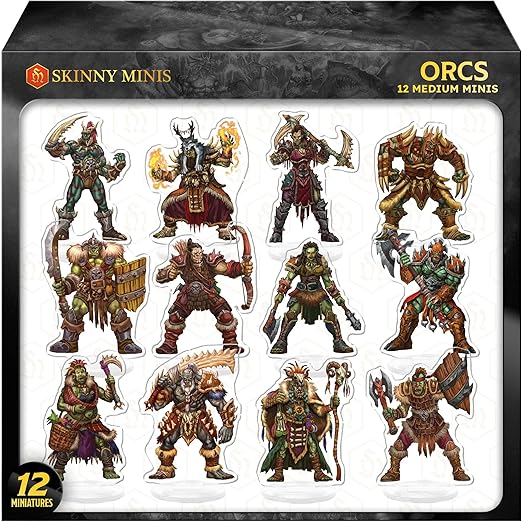 Amazon.com: Skinny Minis D&D-Compatible Miniatures for Dungeon Masters ...