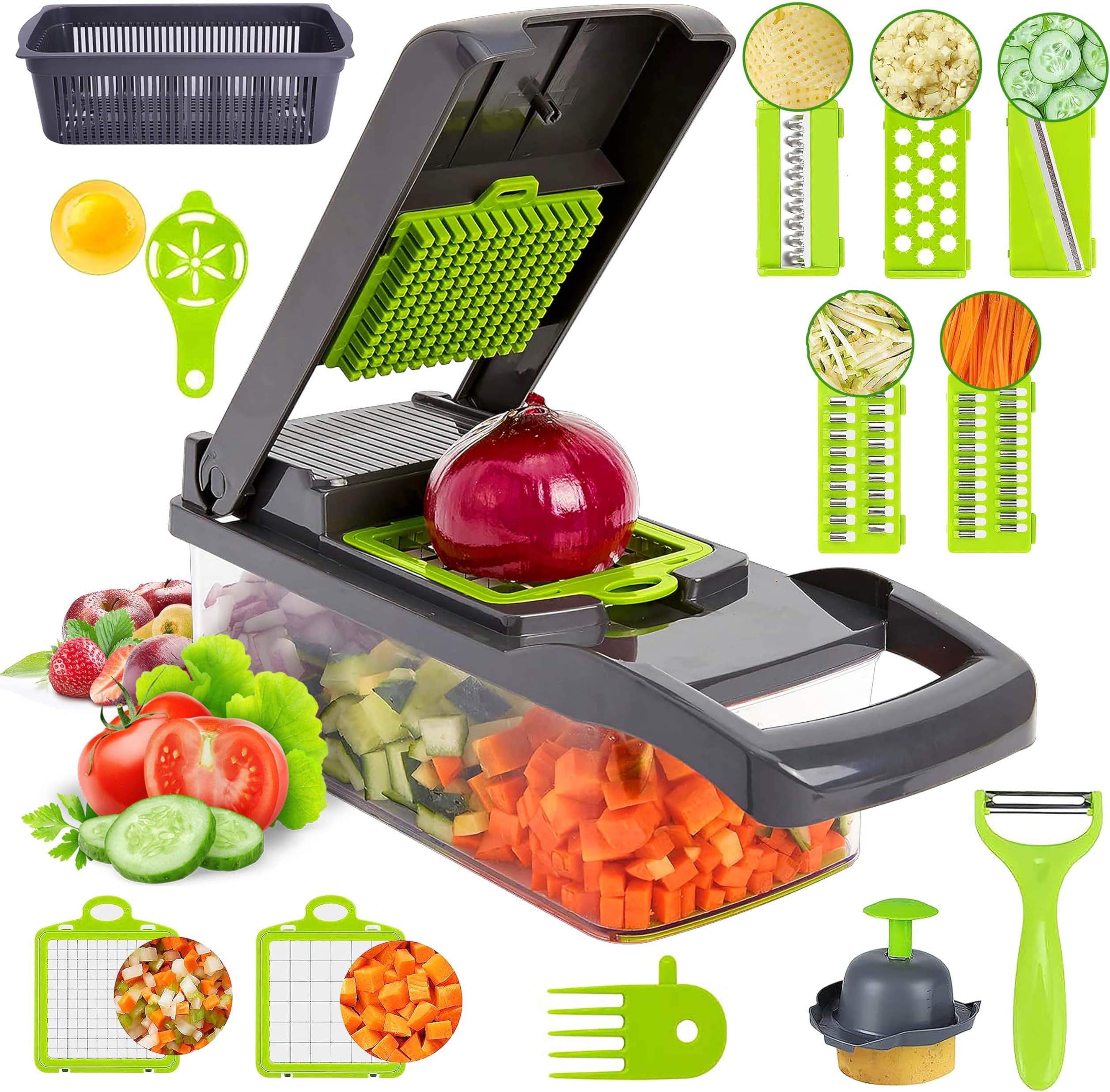 Amazon.com: Vegetable Chopper | Pro Onion Chopper, RKINC ...