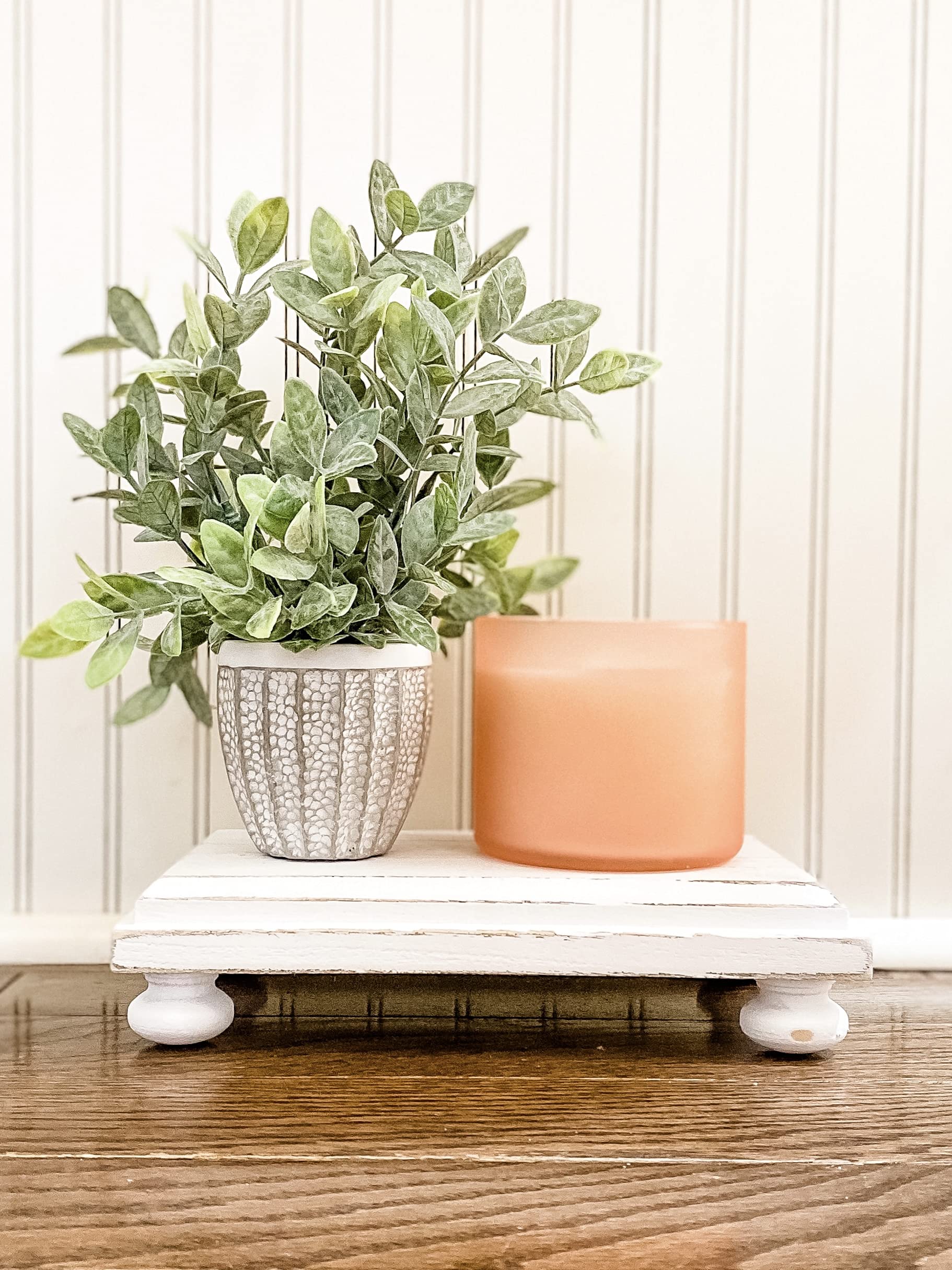 Velvet Rose Designs - Wooden Riser, Distressed White 10IN x 6IN, Risers ...