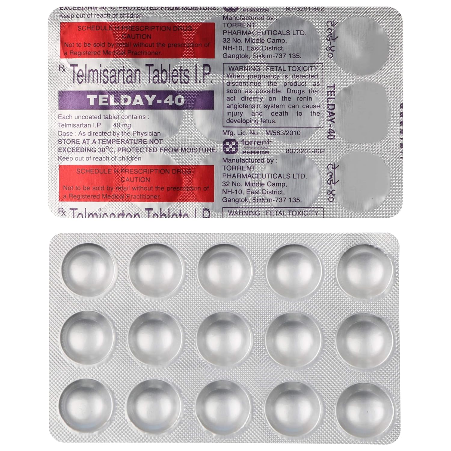 Telday 40 - Strip of 15 Tablets : Amazon.in: Health & Personal Care