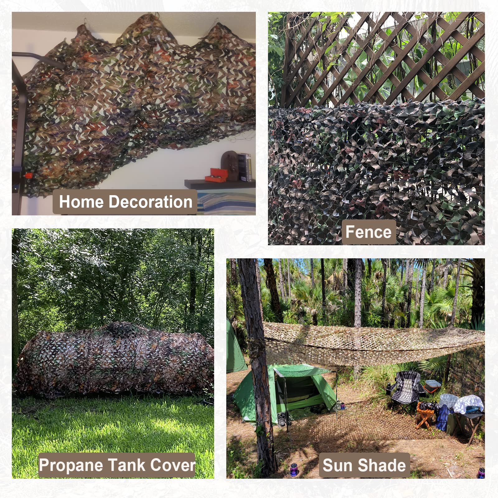 Snapklik.com : Iunio Camo Netting Camouflage Netting, 10ft10ft, 10x20ft ...