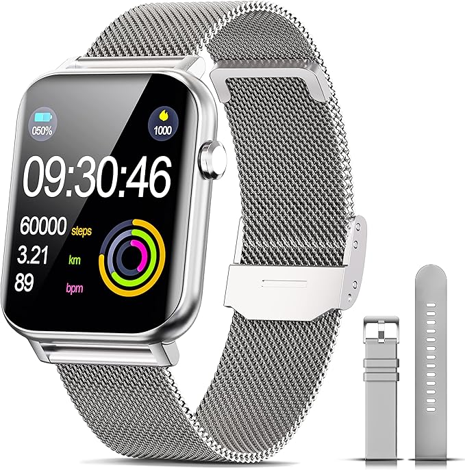 Weofly Smartwatch Fitness Uhr Damen Herren - IP68 Wasserdicht ...