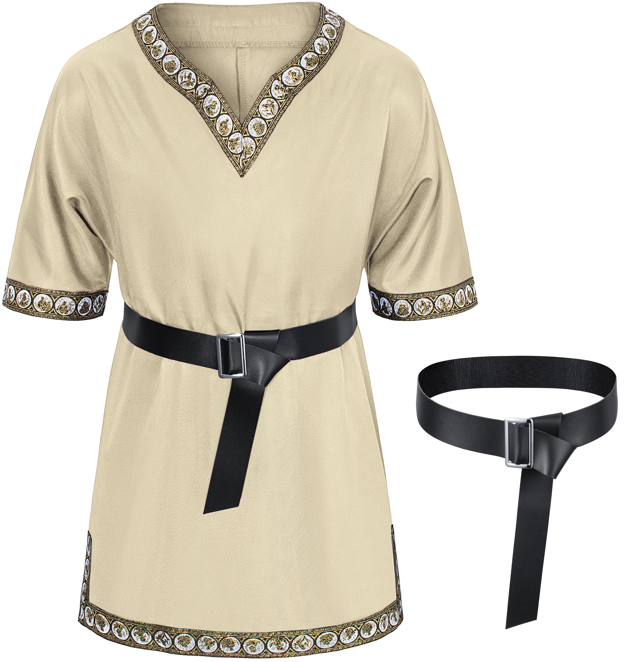 Snapklik.com : Kids Medieval Costume Boys Viking Tunic Knight Warrior ...