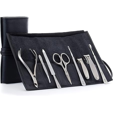 Amazon.com : GERMANIKURE 3pc Travel Manicure Set - FINOX Stainless ...