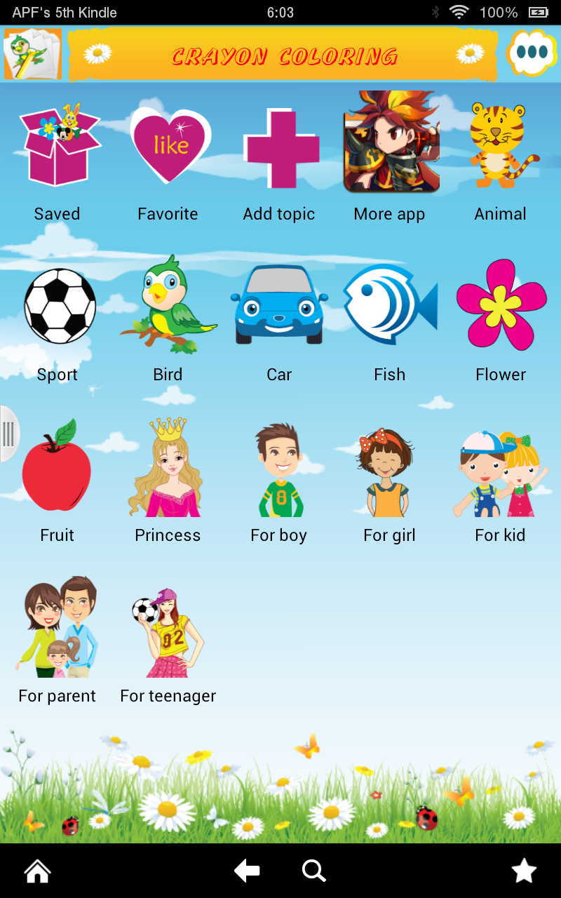 Crayon Coloring - App on Amazon Appstore