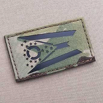 Amazon.com: IR mult1cam Ohio State Flag OCP 2x3.5 Infrared IFF Tactical ...