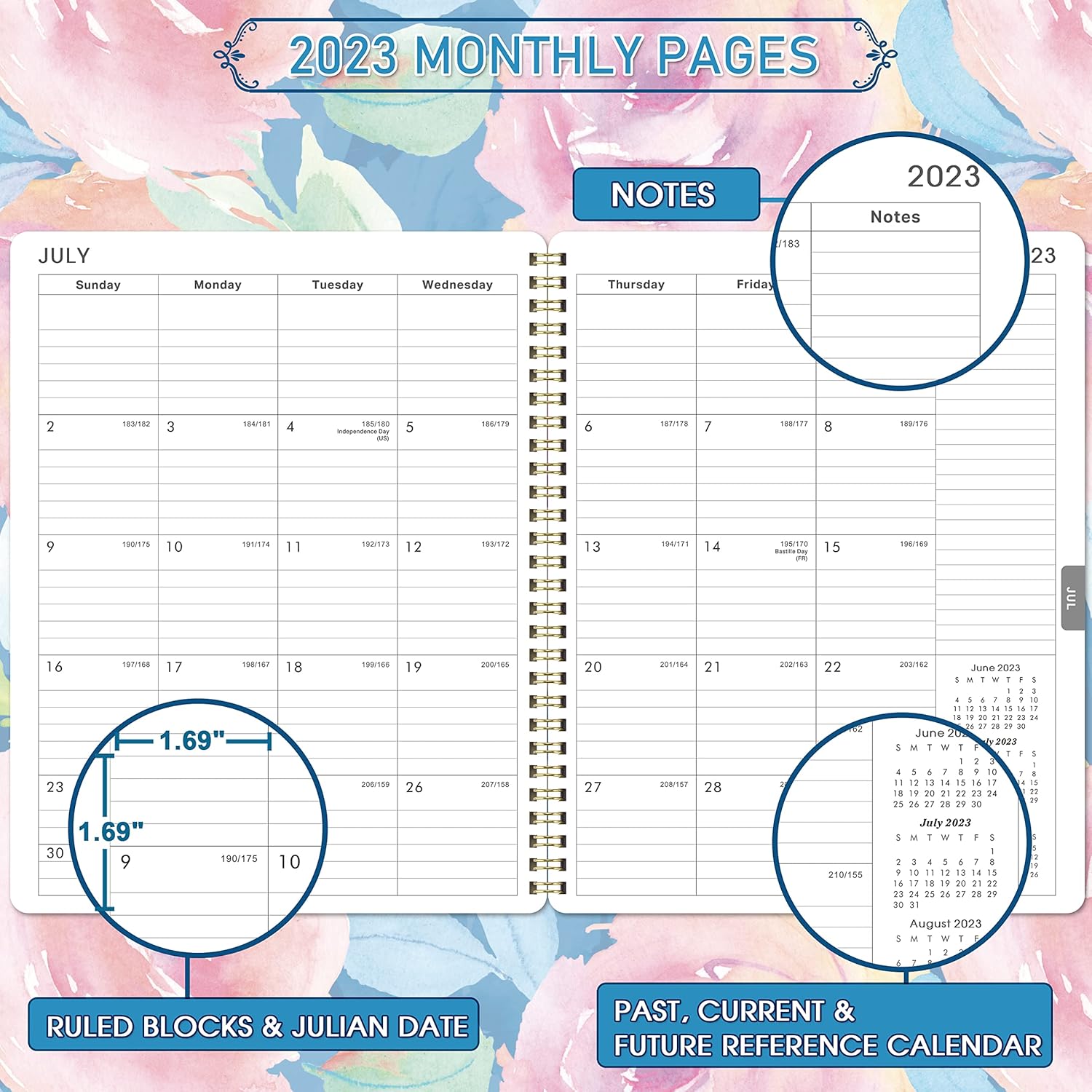 Buy 2023 Planner - Planner 2023 with Weekly and Monthly Spreads from ...