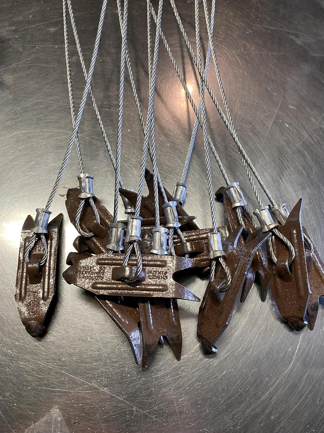 Amazon.com : ONE Dozen FPS Easy to use Ground Anchors 18" Long Cable No ...