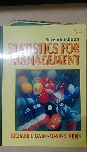 Amazon.com: Statistics for Management 7th Ed: 9788120312357: Richard I ...