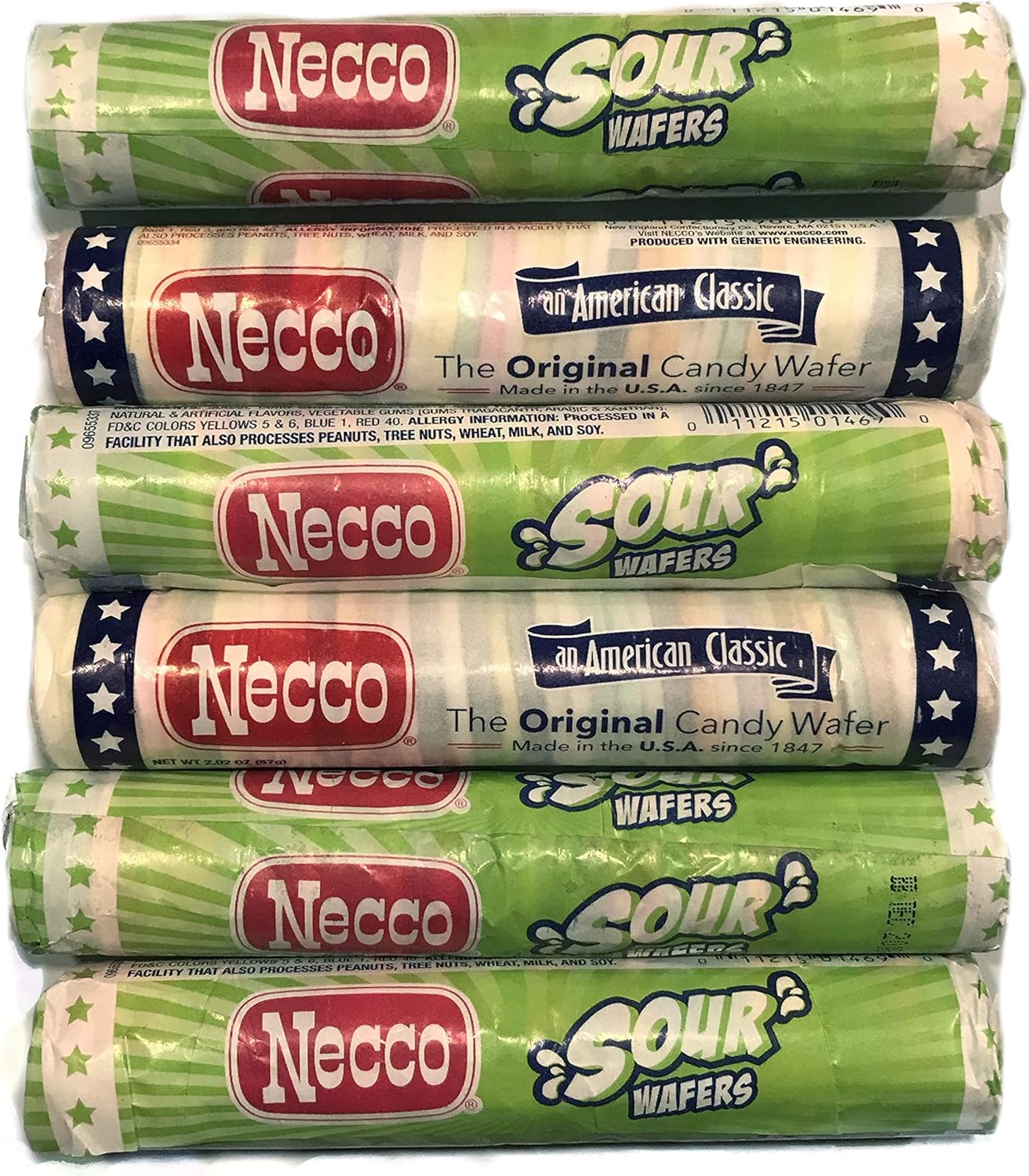 Necco Wafers Original Assorted Candy Rolls (Set of 6) (Assorted ...
