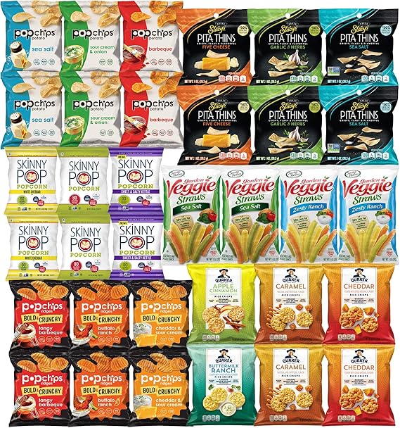 Amazon.com : Snacks Variety Pack for Adults - Healthy Snack Bag Care ...