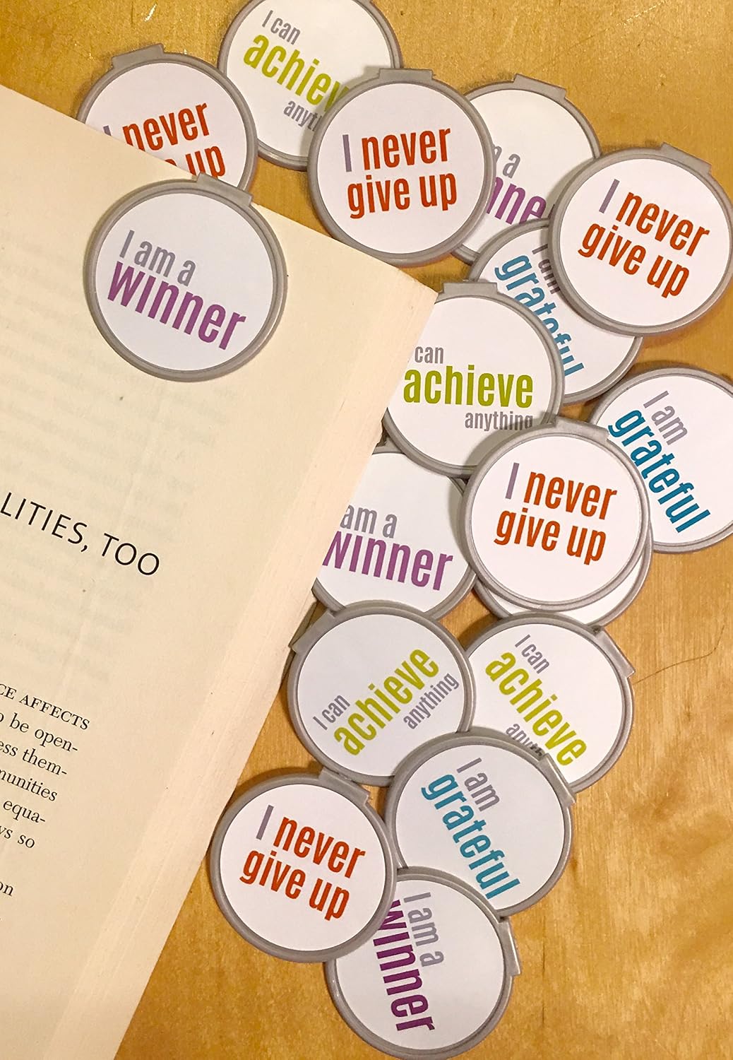 Amazon.com : Motivation #2 Bookmarks - 36 Bulk Bookmarks for Kids Girl ...