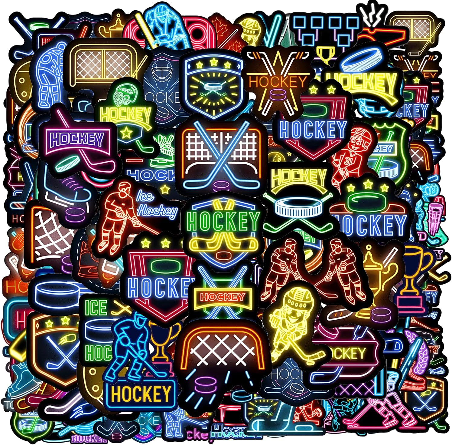 Surprising Insight: Neon Hockey Stickers Tested for Party Vibes | HIPAA ...