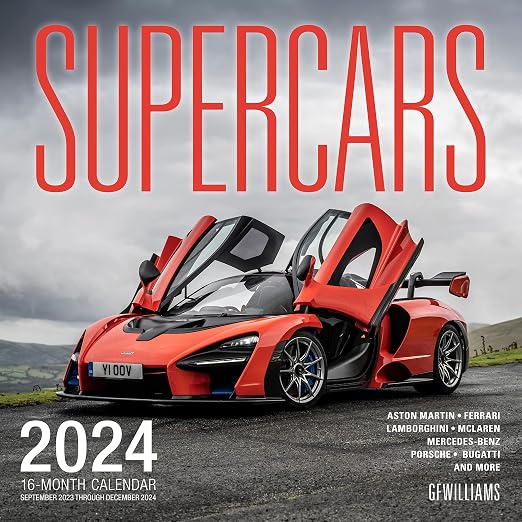 Supercars 2024: 16-Month Calendar - September 2023 through December ...