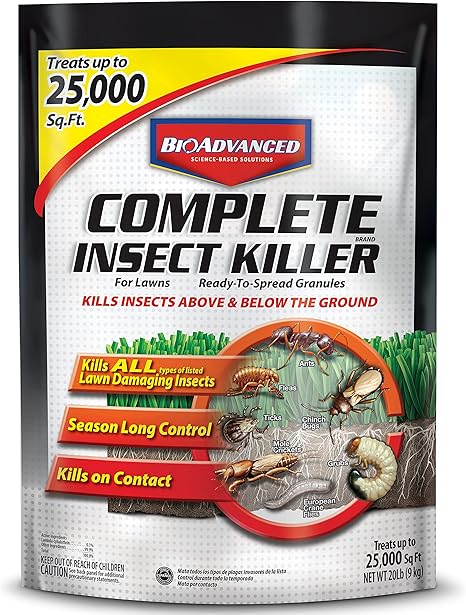 Amazon.com : BioAdvanced Complete Insect Killer, 20-Pound, Granules ...