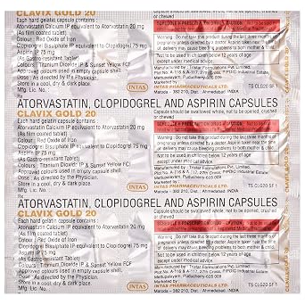 Clavix Gold 20 - Strip of 15 Capsules : Amazon.in: Fashion