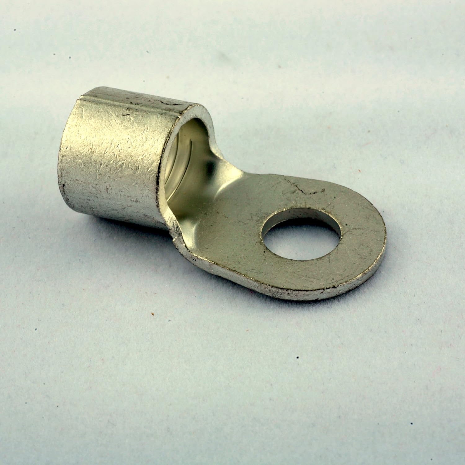 Amazon.com: 4 AWG RT 1/4 Bare Non Insulated Ring Tongue Terminals 100 ...