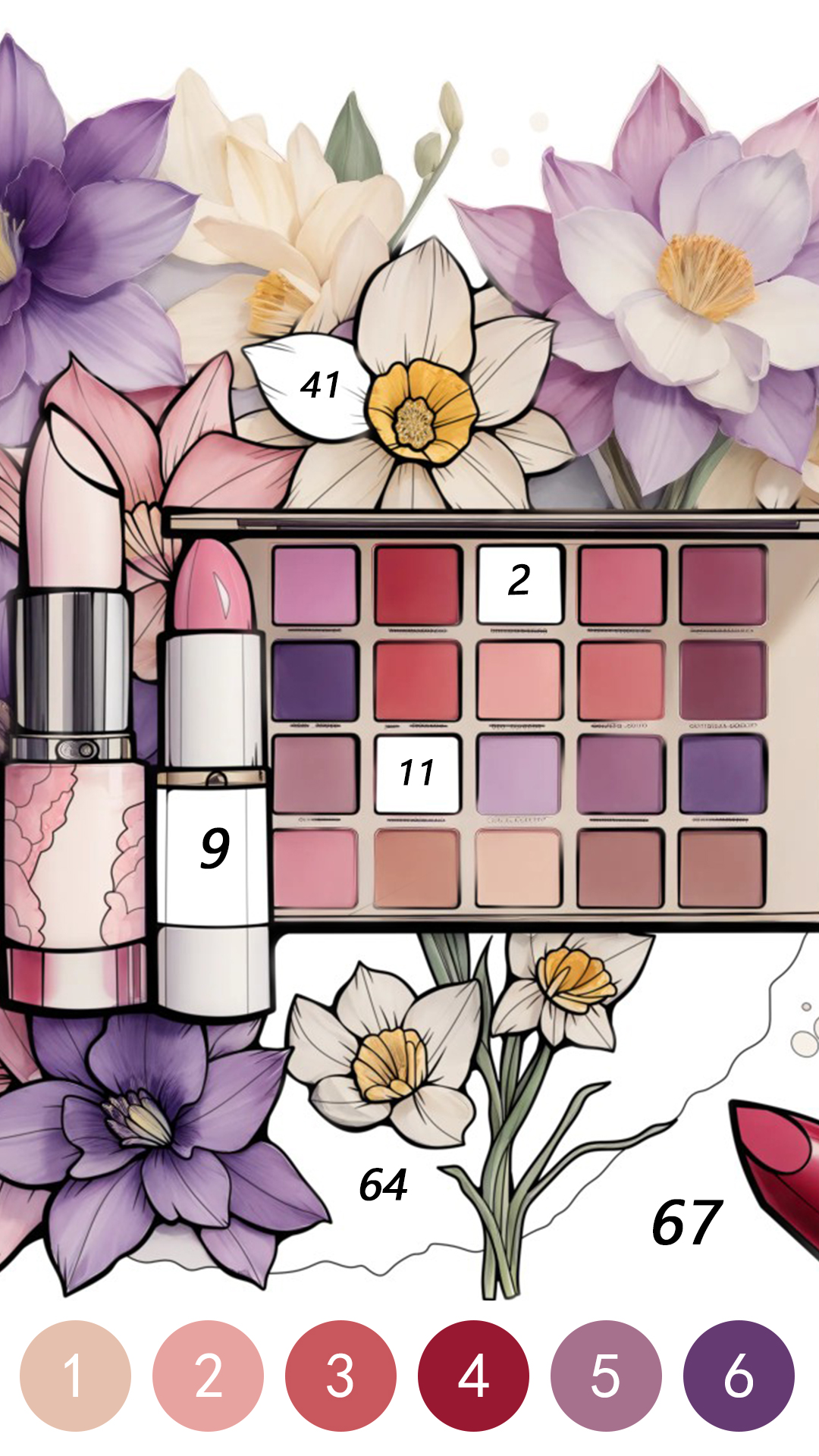 Makeup Color Paint By Number - App on Amazon Appstore