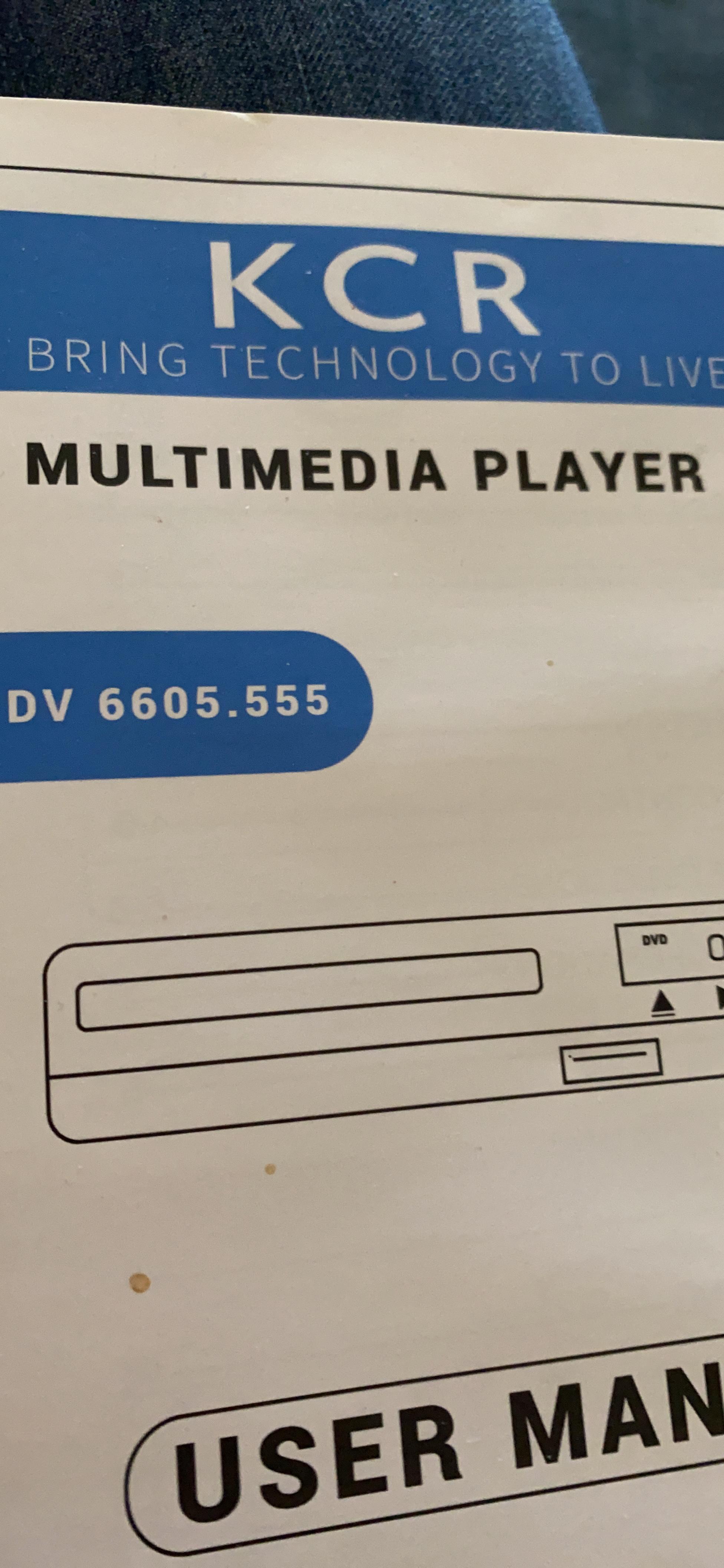 KCR DVD Player for TV, DVD CD VCD Region Free Player with HDMI and AV ...