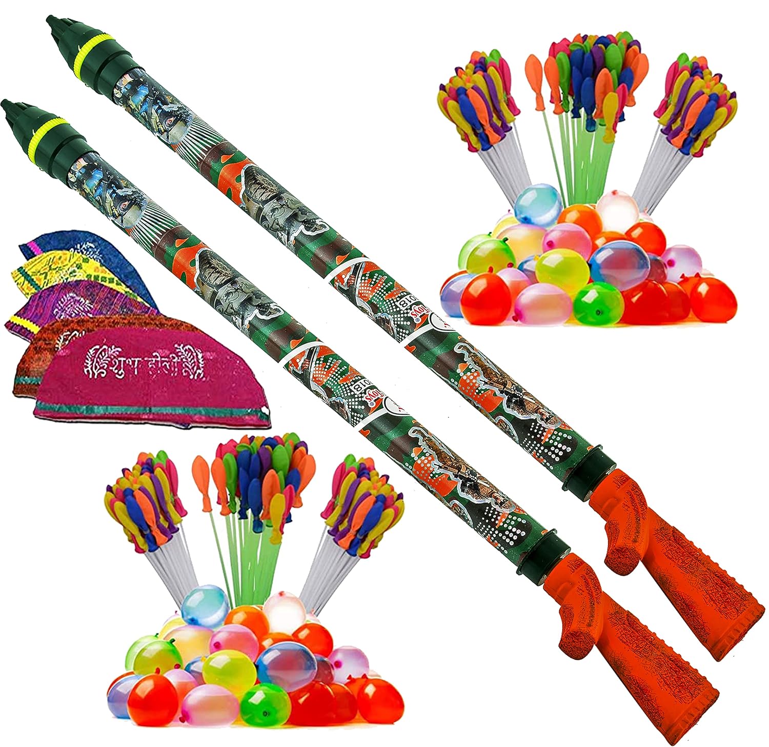 Buy Brown Leaf High Pressure Pubg Holi Pichkari Water Gun Water Tank ...