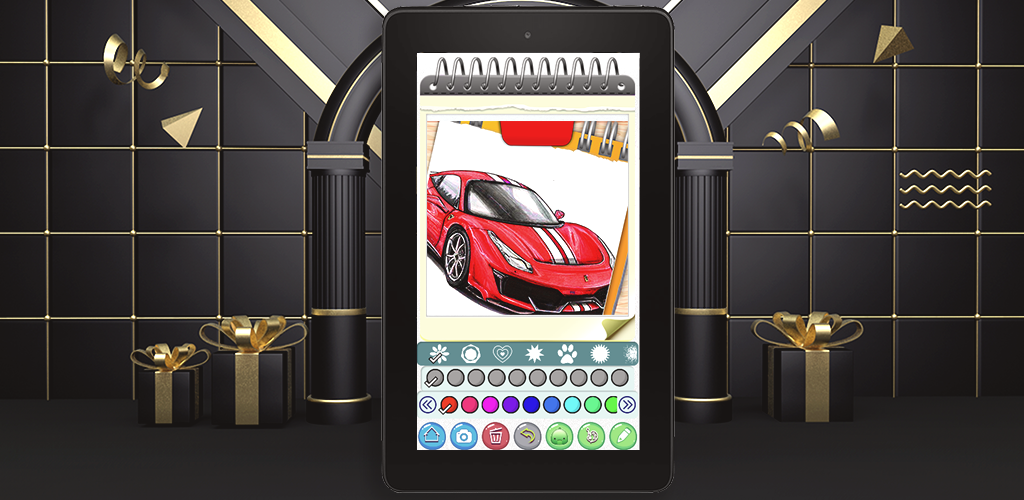 Cars Coloring Books: Super Cars Coloring Game:Amazon.in:Appstore for ...