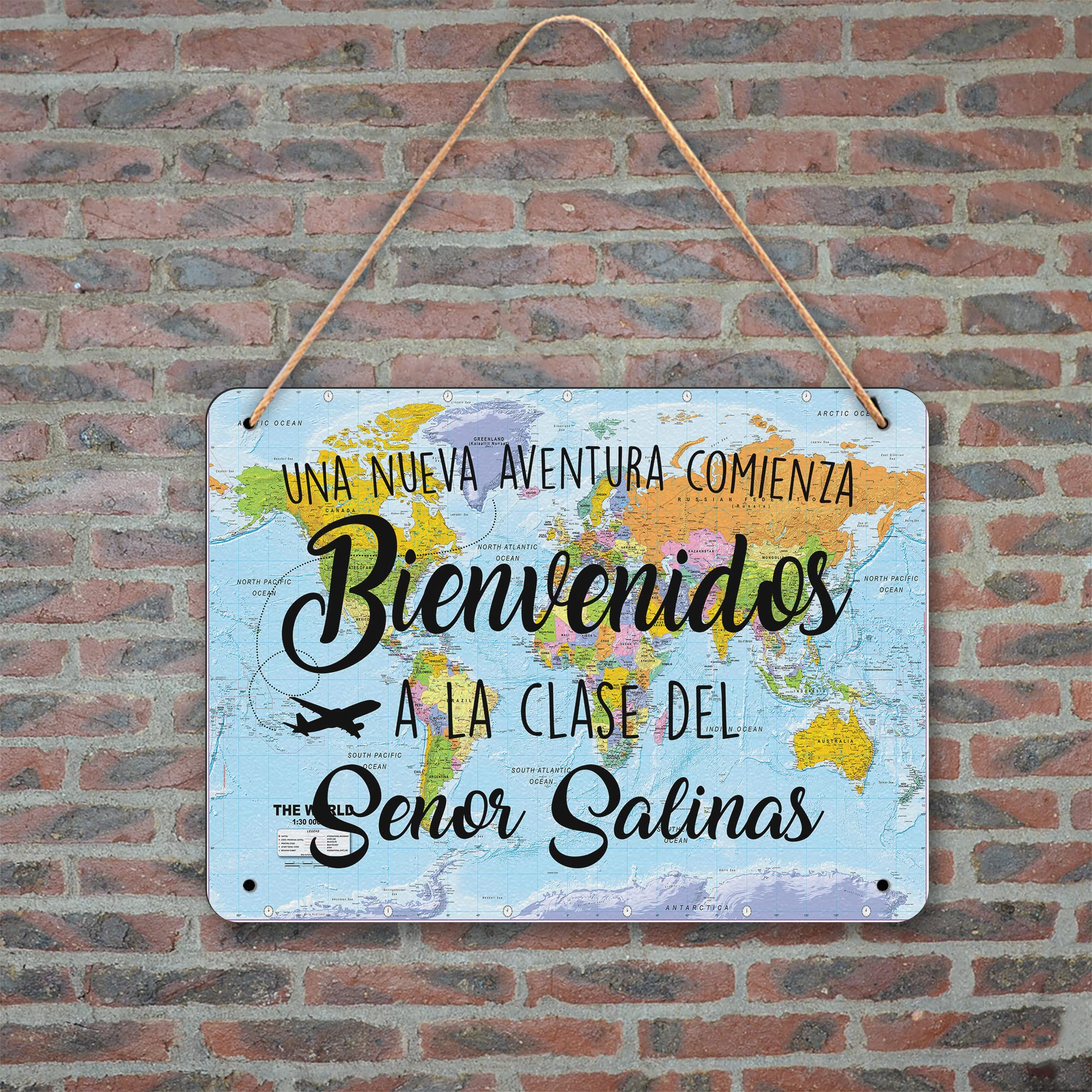Spanish Class Sign Welcome To Spanish Class Sign In English And