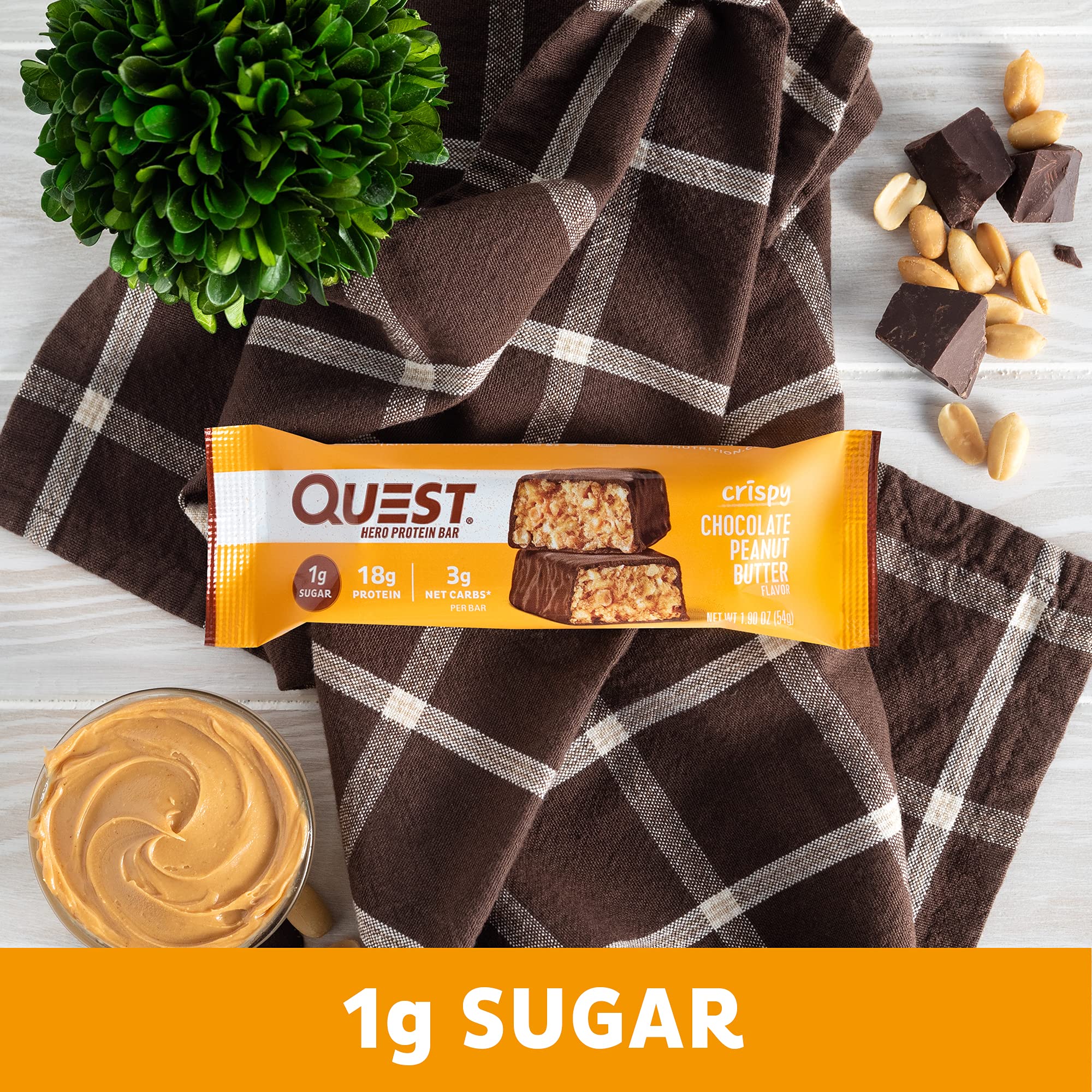 Snapklik.com : Quest Nutrition Crispy Chocolate Peanut Butter Hero ...