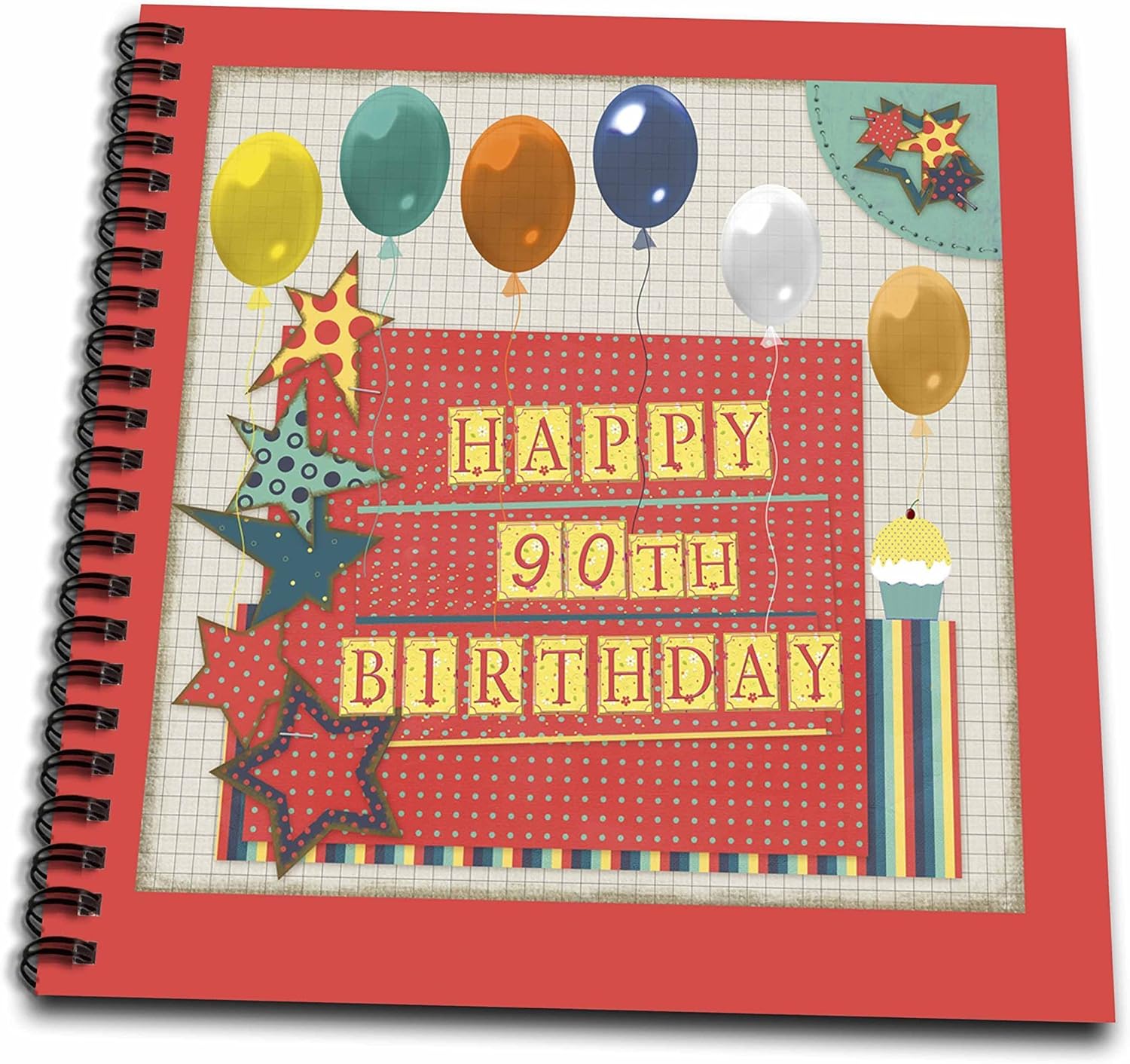 Amazon.com: 3D Rose 90th Birthday Drawing Book : Arts, Crafts & Sewing