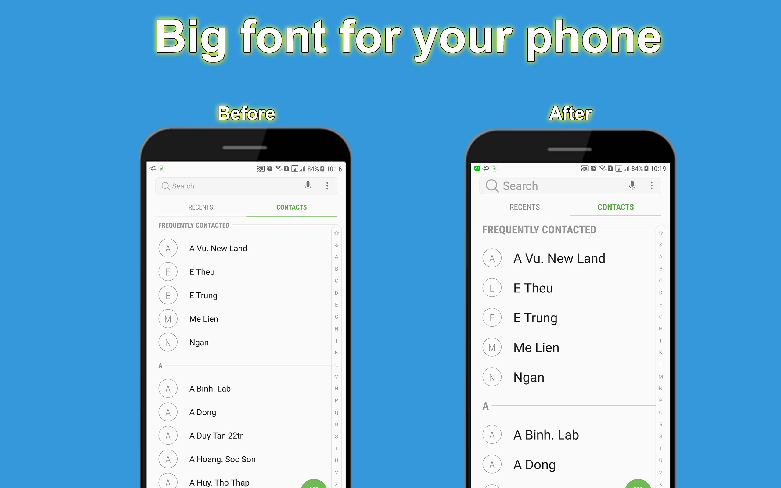 Big font - Enlarge font size - App on Amazon Appstore