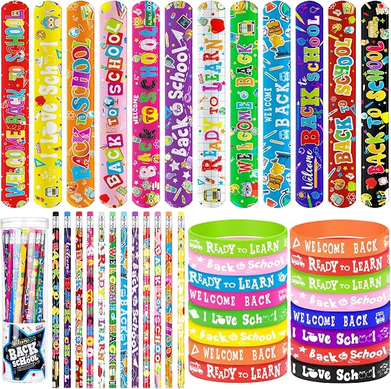 Amazon.com: durony 24 Welcome Back to School Pencils 24 First Day of ...
