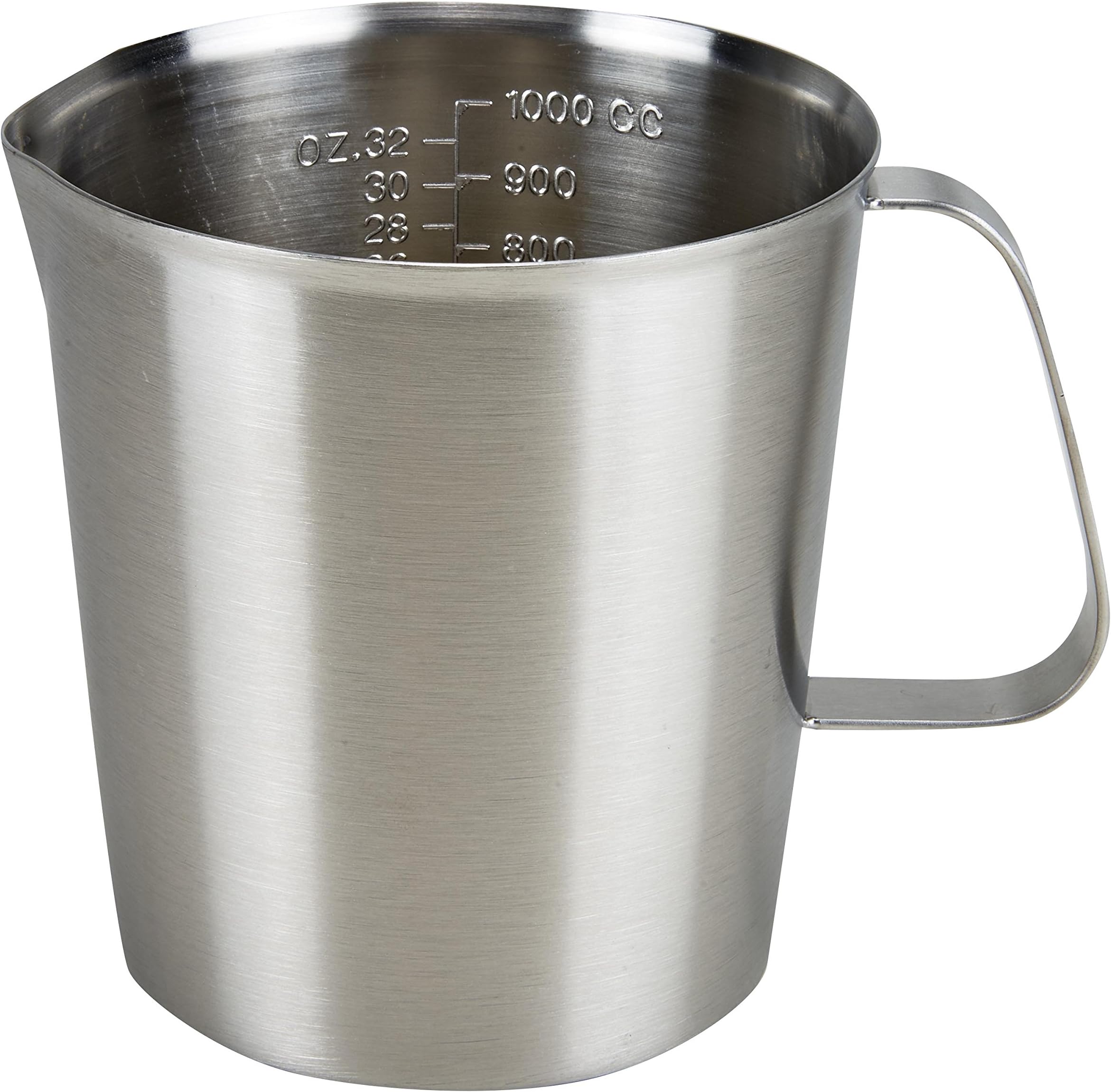 Amazon.com: Stainless Steel Measuring Cup Pitcher with Marking with ...