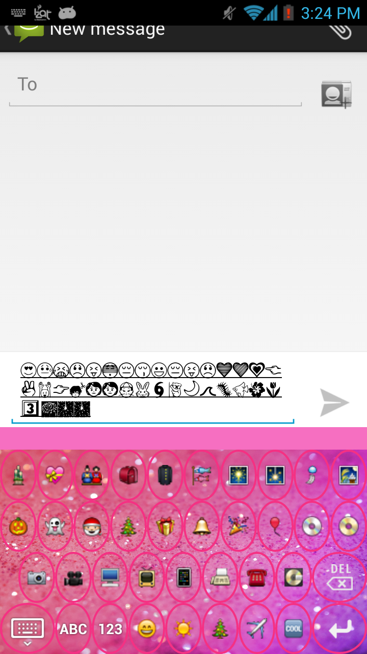 Emoji Keyboard Glitter keyboard Pink - App on the Amazon Appstore