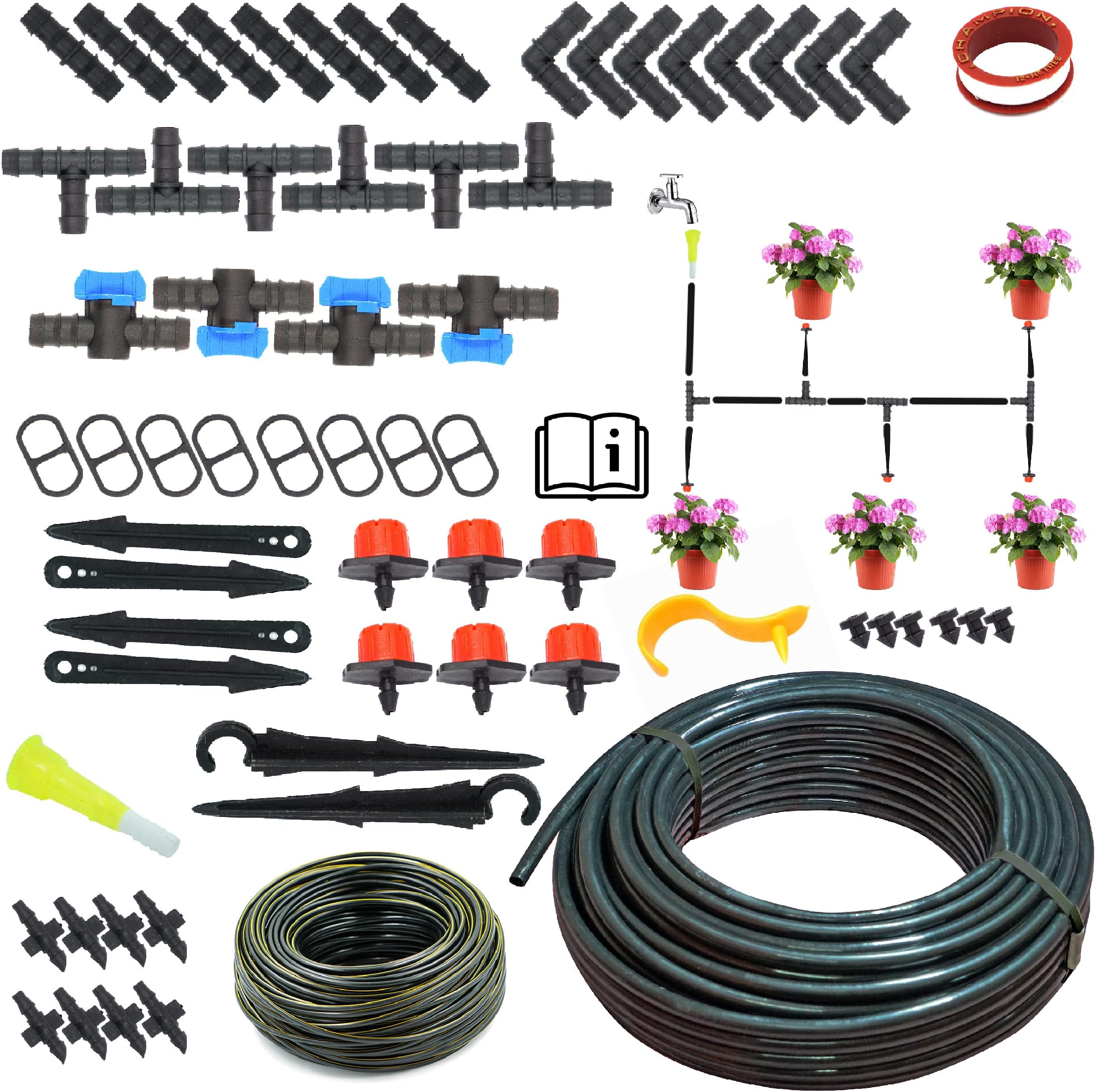 BHAGIRATH-Drip Irrigation Garden Watering Drip Kit | Watering Drip Kit ...