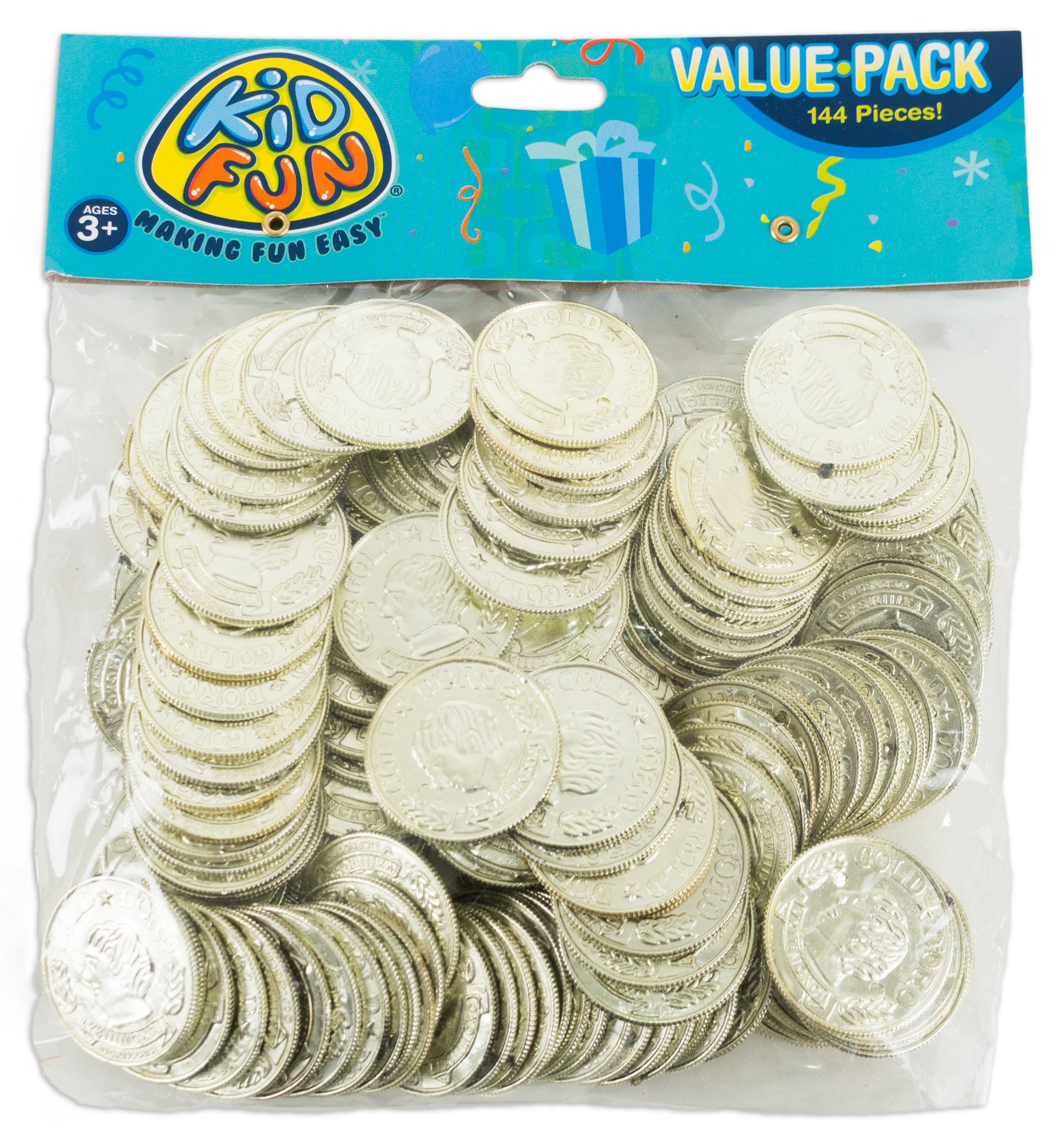 Amazon.com: Plastic Gold Coins : Toys & Games